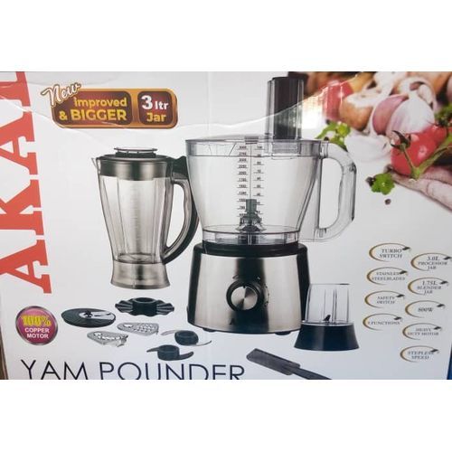 AKAI Heavy Duty Motor Yam Pounder & Food Processor-800W - lolustore.com